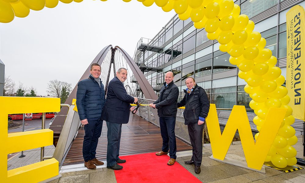CHISWICK PARK FOOTBRIDGE OPENS - Chiswick Park